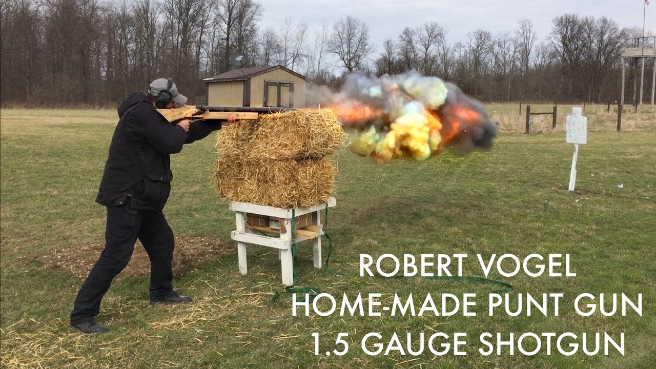 Shooter builds and fires punt gun | Fieldsports Channel