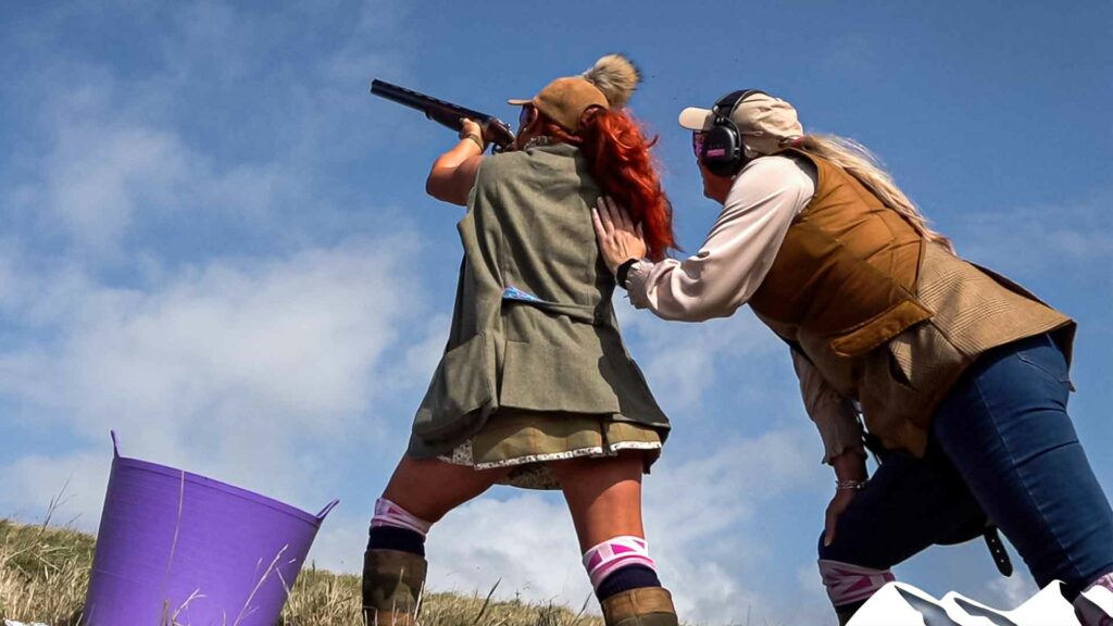 Dynamic Ladies shoot simulated game - Fieldsports Channel